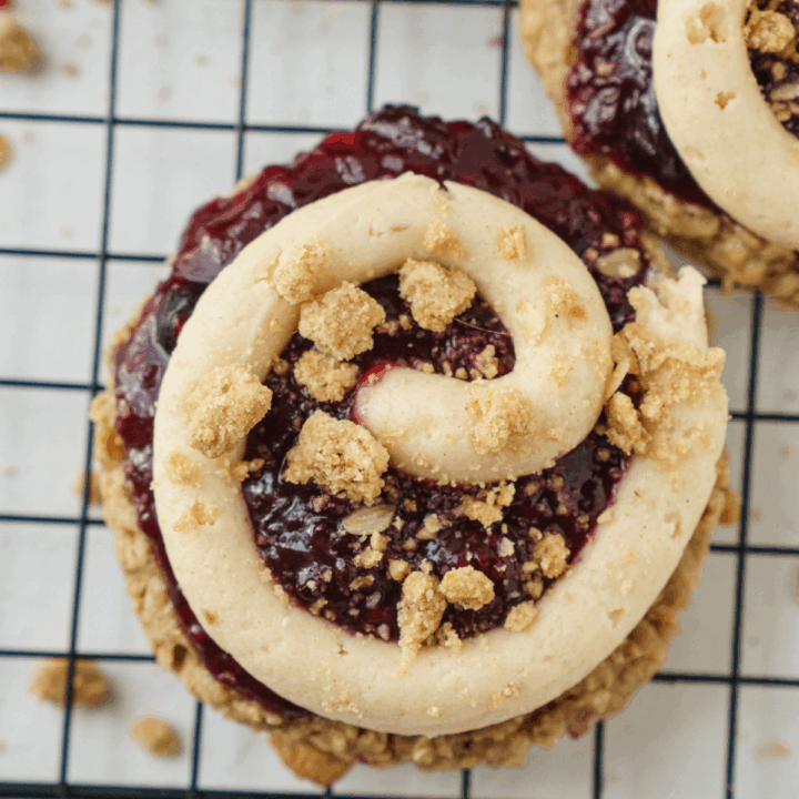 Browned Butter Blueberry Cookies - Cake Babe Bakery