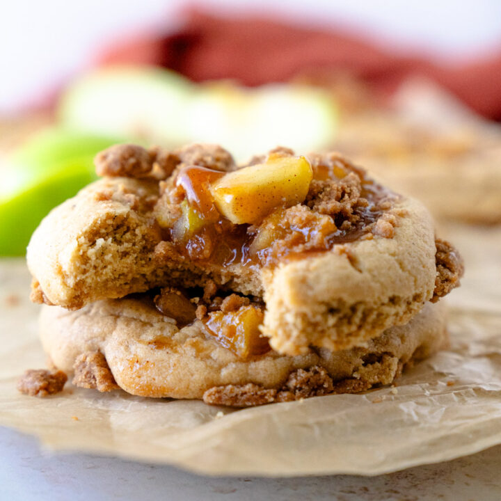The Best Fall Inspired Apple Crumb Cookies - Cake Babe Bakery