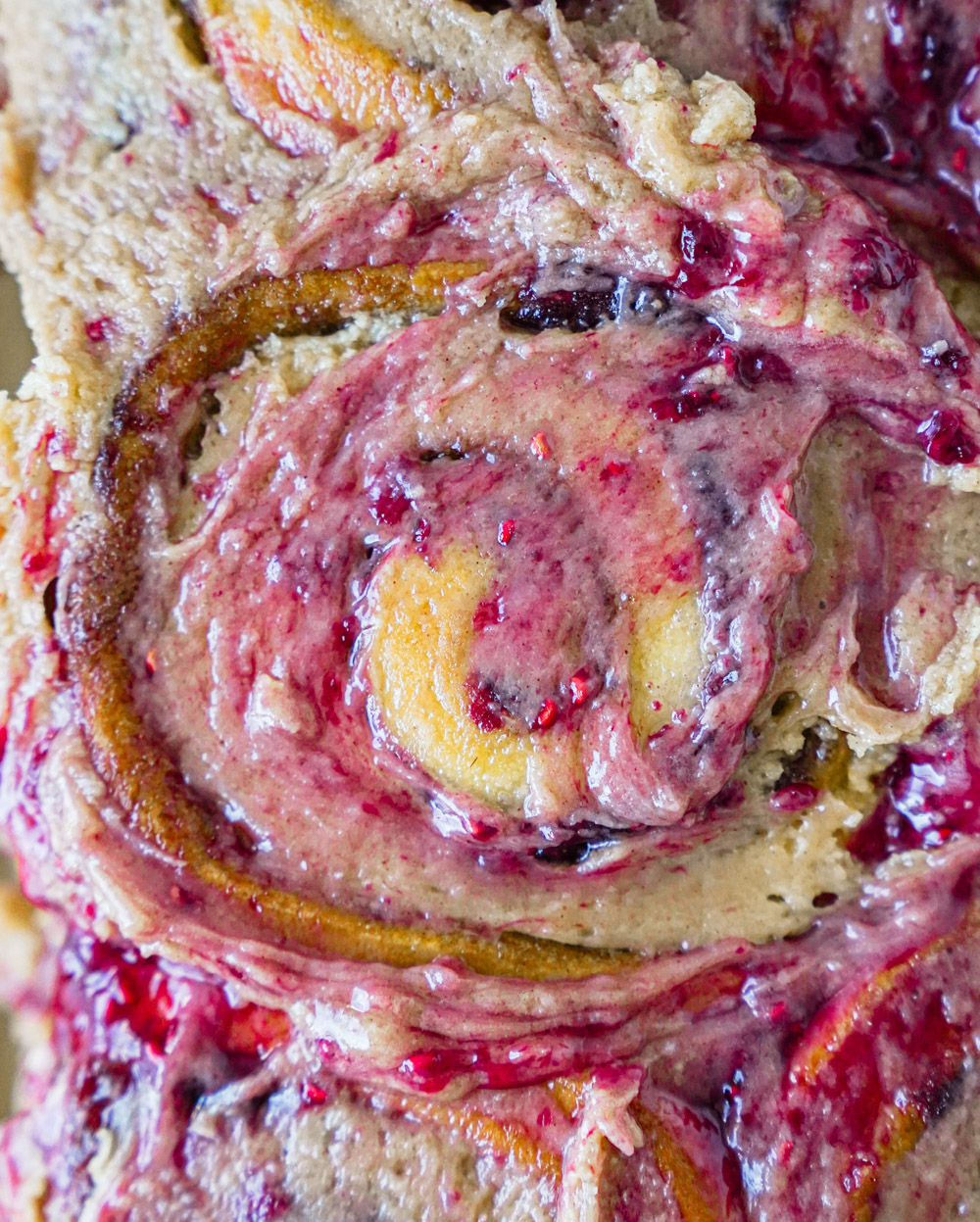 Peanut Butter and Jelly Cinnamon Rolls - Cake Babe Bakery